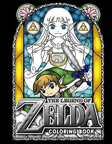 Legend Of Zelda Coloring Book: Special Adults Coloring Books ...
