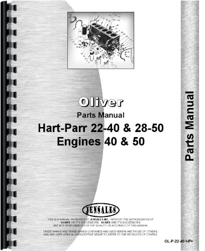 Oliver (Hart Parr) Hart Parr 40 Engine Parts Manual : Amazon.in ...