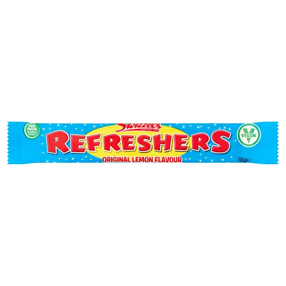 Refreshers Original Lemon Flavoured Chew Bars – 10 Pack | Classic Retro ...