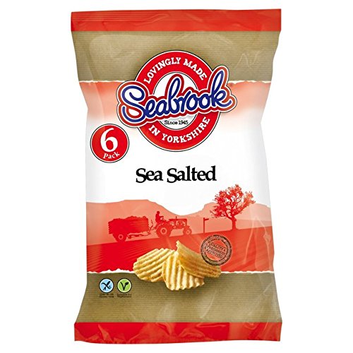 Amazon.com: Seabrook Crinkle Cut Sea Salt Crisps 6 X 25G
