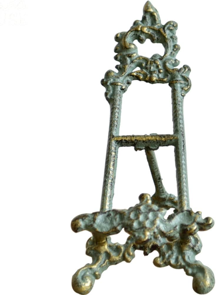 Amazon.com: WAYUTO Cast Iron Frame Holder Stand Vintage Decorative ...