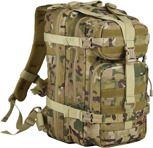 Amazon.com: Small Military Tactical Backpack Army Assault Rucksack GYM ...