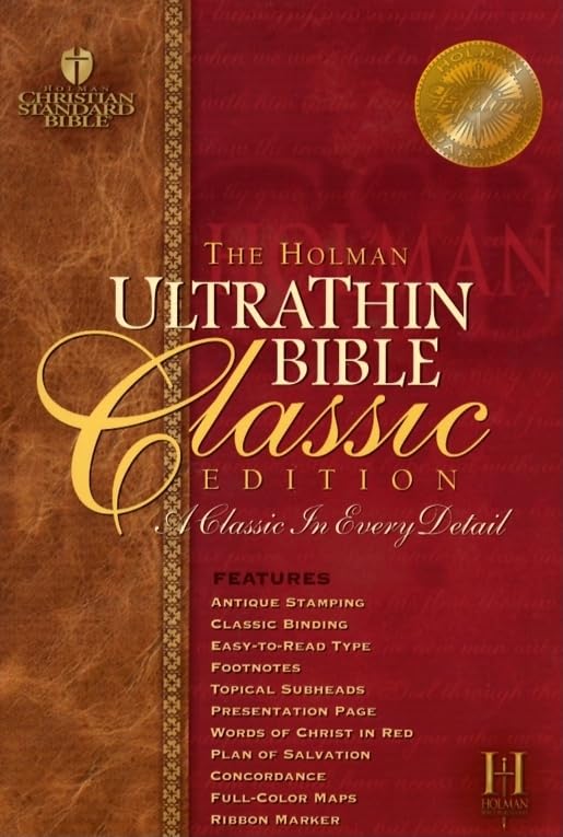 Snapklik.com : Ultrathin Reference Bible-Hcsb-Classic