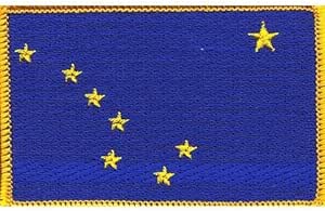 Amazon.com: Alaska State Flag Patch : Clothing, Shoes & Jewelry