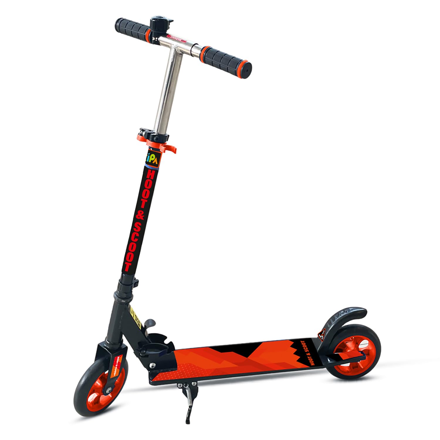 CRAFTDAK Hoot and Scoot Skate Scooter Kick Scooter with Water Bottle ...