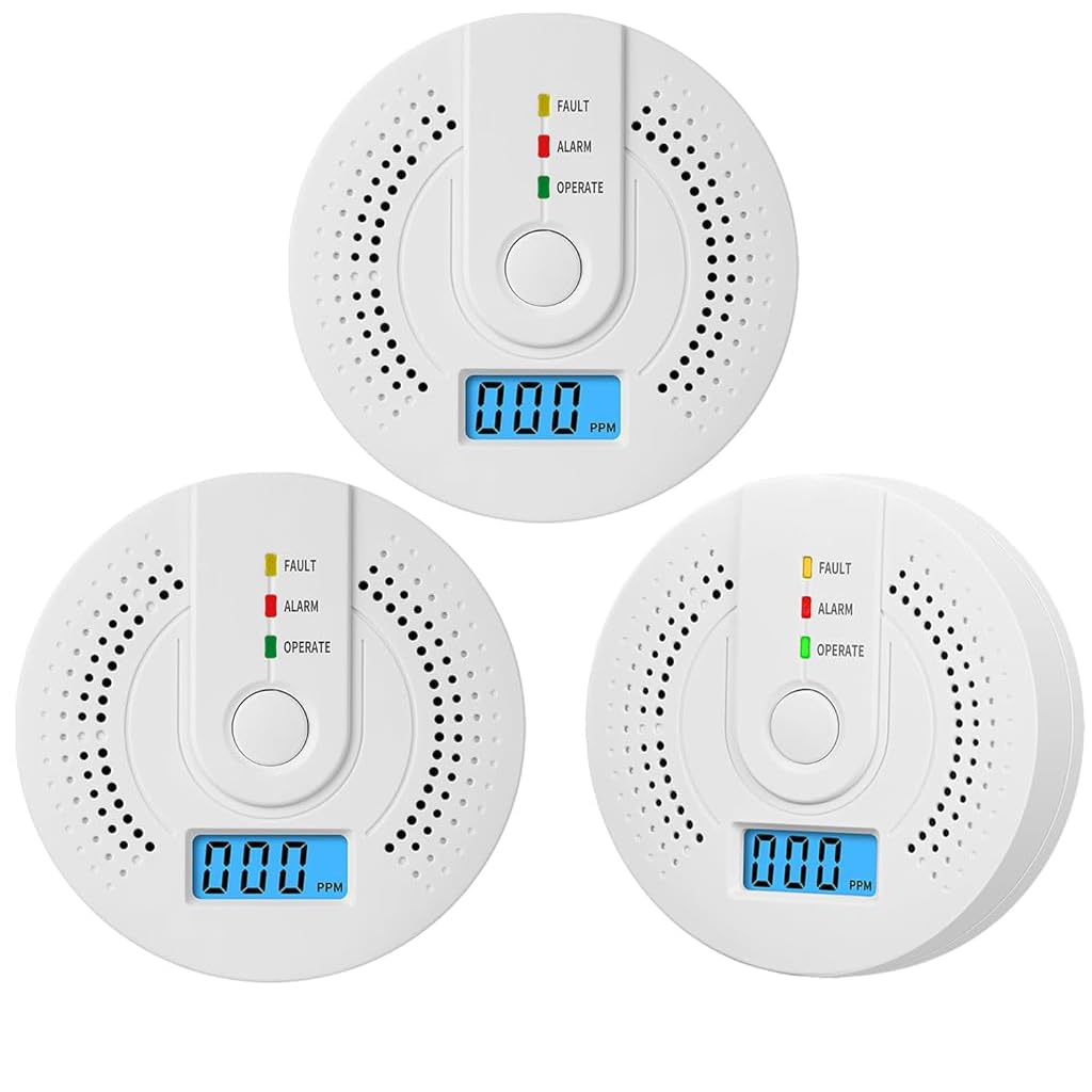 HASTHIP® Carbon Monoxide Alarm Detector, Electrochemical CO Sensor with ...