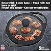 Buy Hawkins Futura 16 cm Cast Iron Appe Pan, Non Stick Paniyaram Pan ...