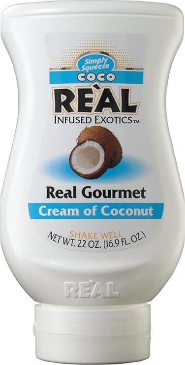 Amazon.com: Coco Reàl, Cream of Coconut, 16.9 FL OZ Squeezable Bottle ...