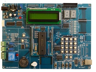 Microembedded Micro PIC18 – PIC18F45xx Development Board : Amazon.in ...