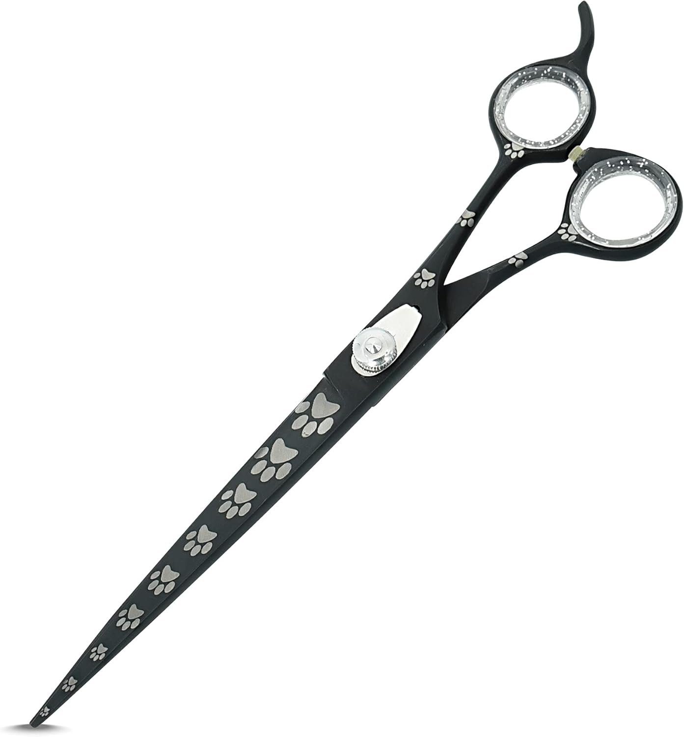 Professional Dog Grooming Scissors / Shears, Straight, with Paw Prints ...