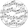 Amazon.com: Musical Notes 7-Inch Plates : Home & Kitchen