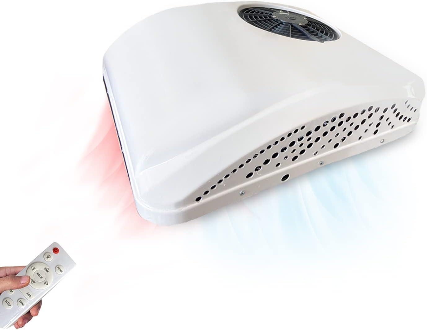 12V Camper RV air conditioner Heat and Cool Rooftop AC Unit 12 volt RV ...