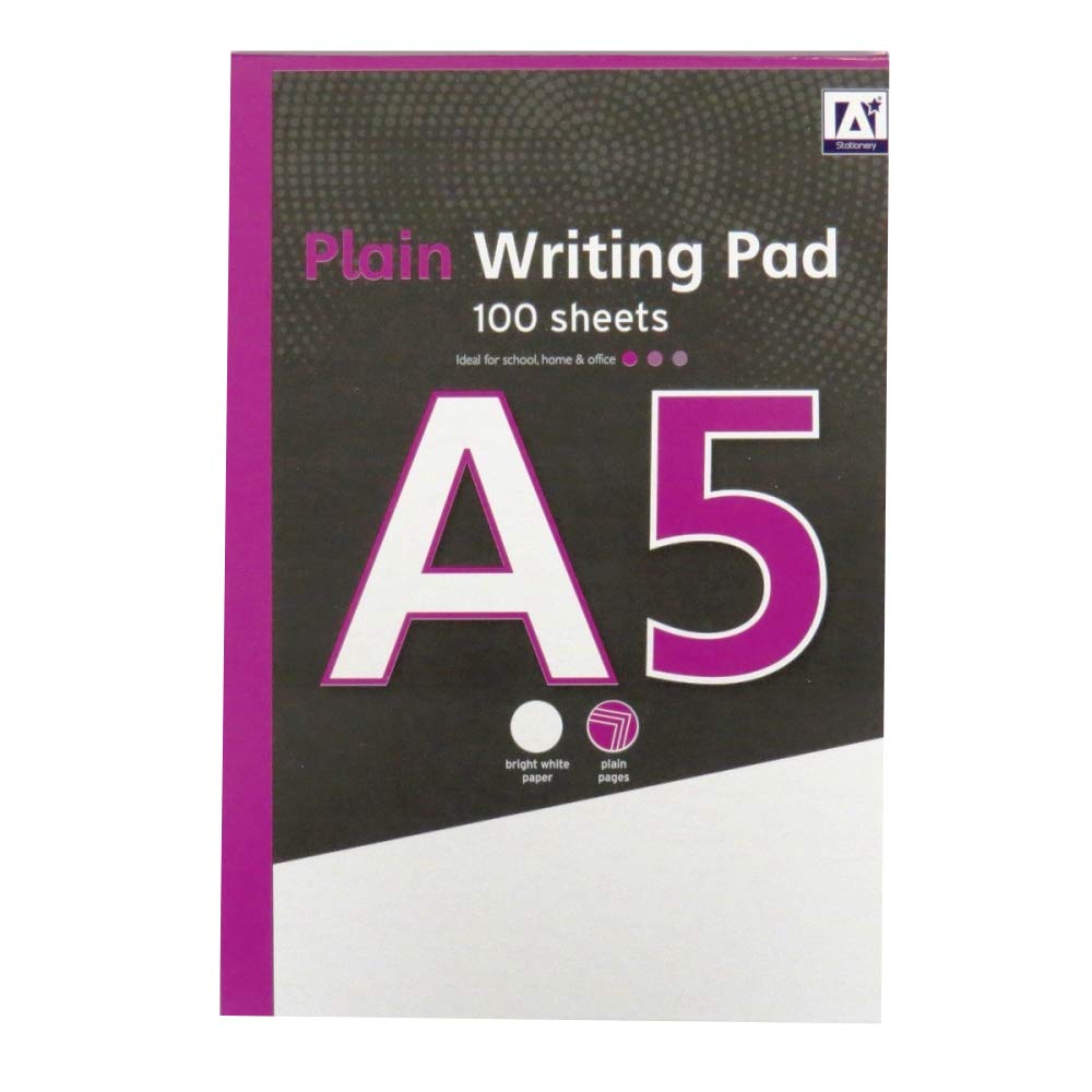 Anker NPWP A5 Plain Paper Writing Notepad - 100 Sheets : Amazon.co.uk ...