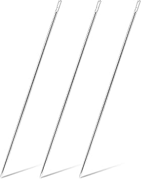 Amazon.com: 3PCS 12 Inch Large Eye Hand Sewing Needles Professional ...