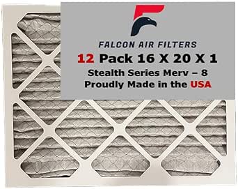 Garco 16x20x1 Merv 8 Pleated Air Filter 12 Pack - Amazon.com
