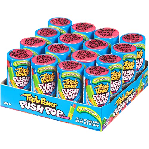 Buy Push Pop Gummy Roll Summer 8 Count Variety Pack - Individual Gummy ...