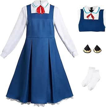 Amazon.com: COLSA Women Anya Forger Cosplay Dress Anime Costume Uniform ...