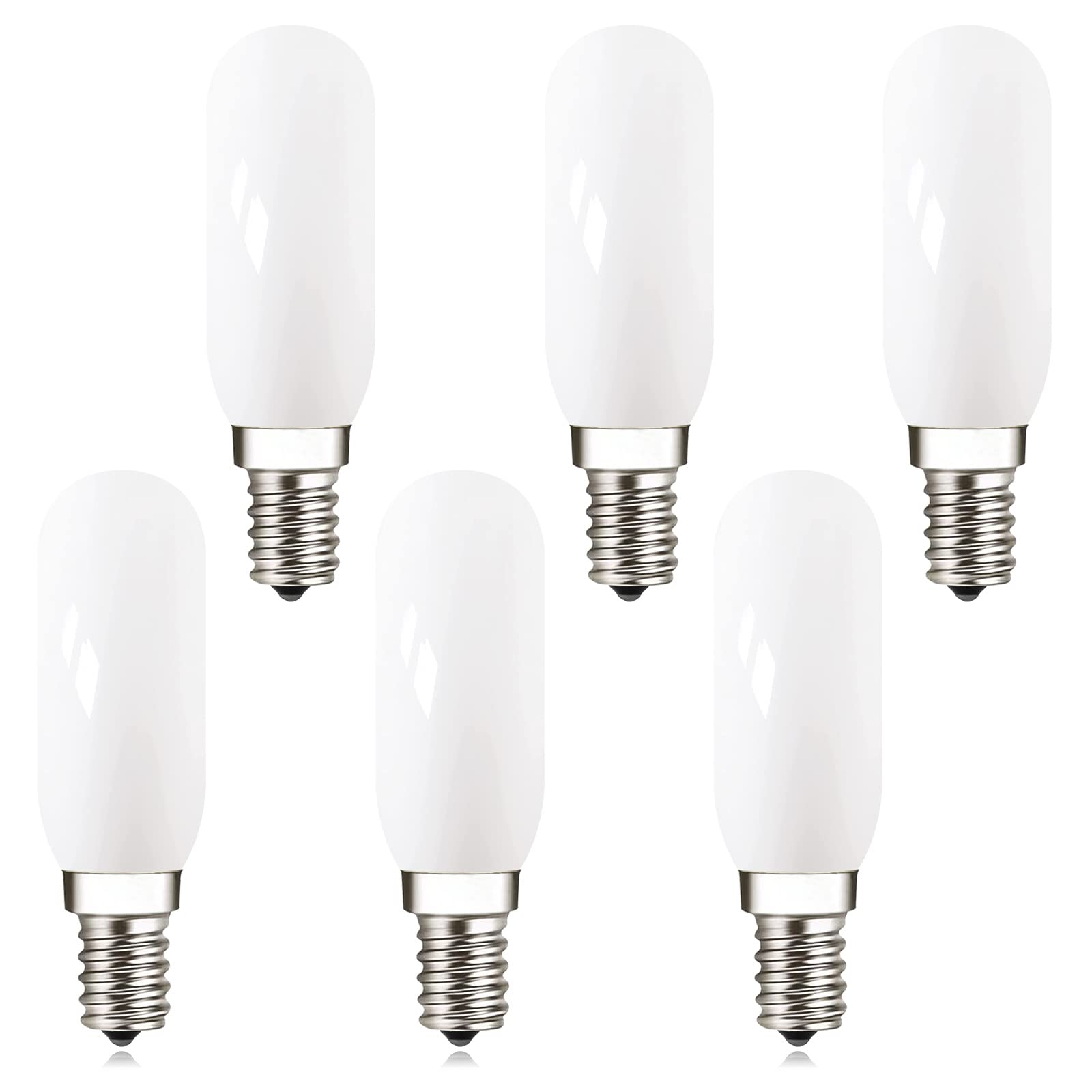 LUMILECT Dimmable T6 LED Bulb 25W Equivalent Candelabra LED 3000K Milky ...