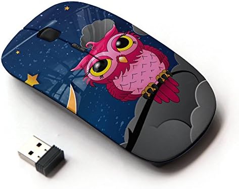 Amazon.com: KOOLmouse [ Optical 2.4G Wireless Mouse [ Owl Pink Big Eyes ...