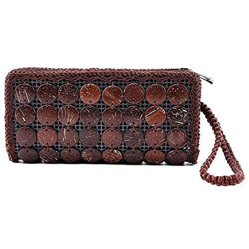 Buy CraftsCollectionStore Coconut Shell Beaded Sling bag for Women ...