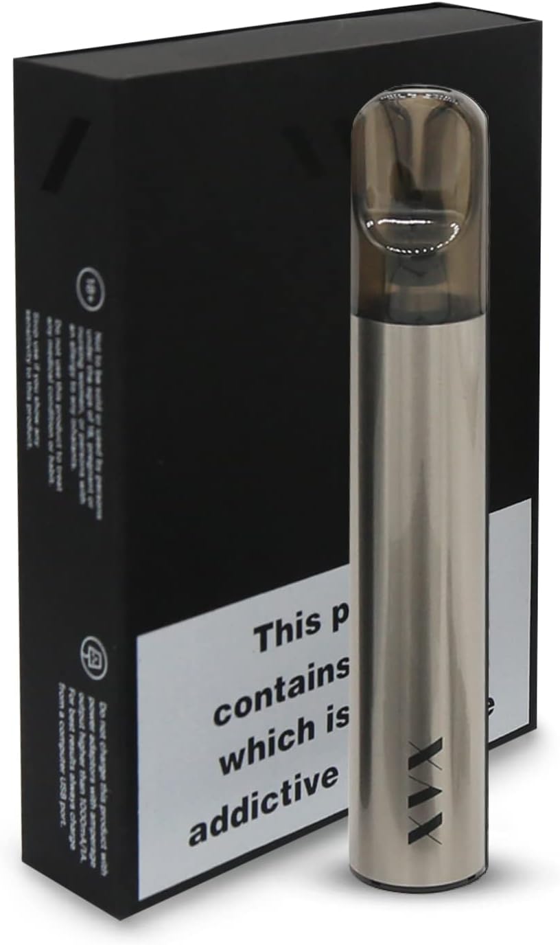 XVX Magnet POD – Silver – Rechargeable E Cigarette Vape Pen Starter Kit ...