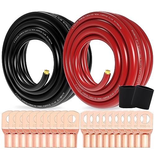 Ground Wire InstallGear 1/0 Gauge Wire (25ft) Copper Clad Aluminum CAA ...