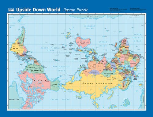 Buy Upside Down World Map 2011 Book Online at Low Prices in India ...