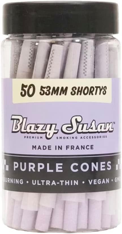 Amazon.com: Blazy Susan Ultra Thin Purple Pre-Rolled Cones 50 Count ...