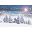 MIRRORANG 2,2x1,5m Winter Forest Backdrop Outdoor Snow Scene Pine Tree ...