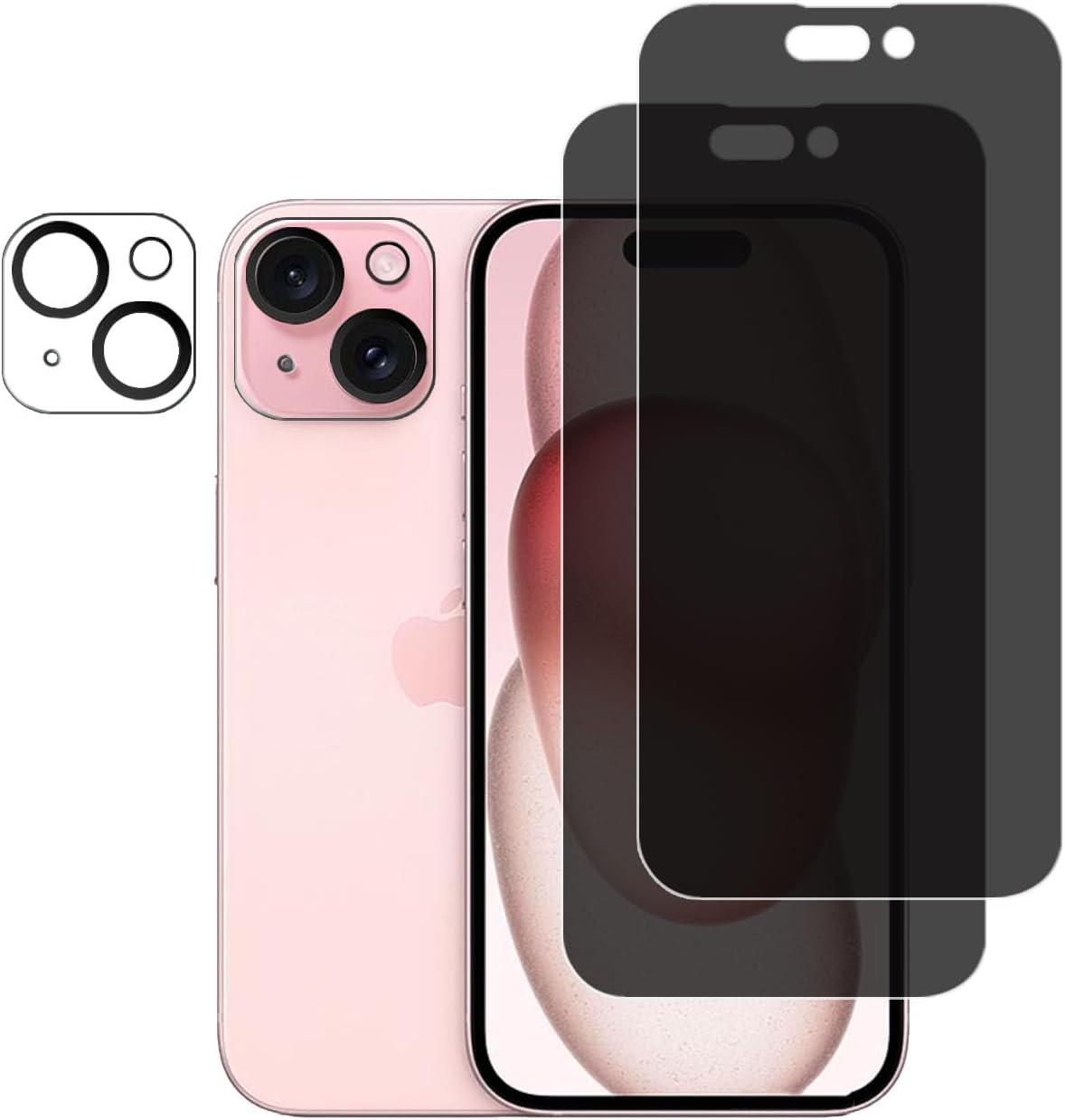 Amazon.com: Ailun 3 Pack Privacy Screen Protector for iPhone 15 [6.1 ...