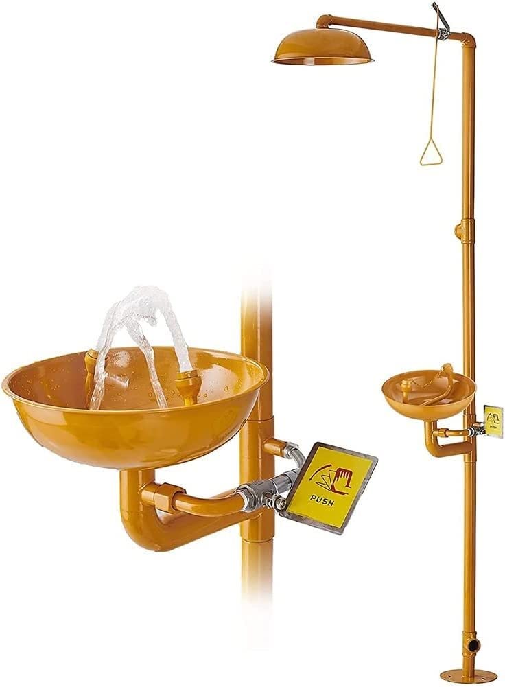 Buy ZGRM Eyewash Station, Safety Shower Eye Washer, Emergency Shower ...