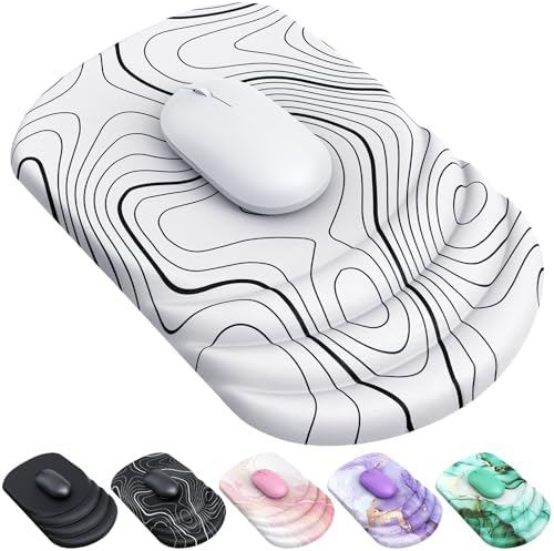 Amazon.com: MOKURU Mouse Pad with Wrist Rest, Ergonomic Mouse Pad Wrist ...
