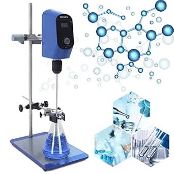 Electric Overhead Stirrer, LED Digital Auto Stirrer with Time Setting ...