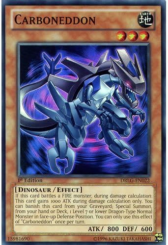 Amazon.com: Deckboosters YuGiOh : DRLG-EN022 1st Ed Carboneddon Super ...