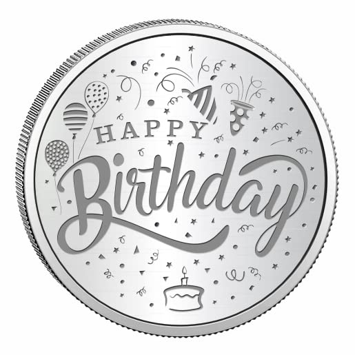 Buy SILVERA 50 Gms Happy Birthday 999.0 Silver Coin Capsule | Precious ...