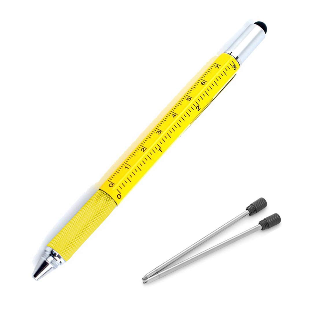 AIYIBEN Multifunction Tool Pen, 6 In 1 Tech-Tool Pen With Ballpoint Pen ...