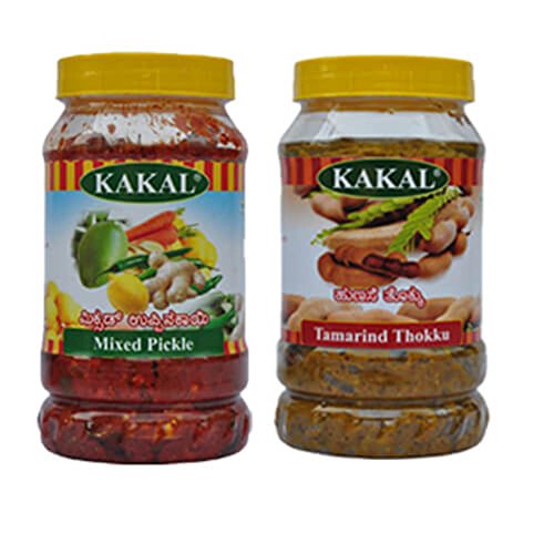 Kakal Combo Pack 6 (1Kg -Mixed and Tamarind Thokku) : Amazon.in ...