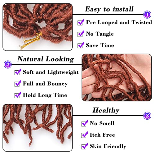 Snapklik.com : Ginger Soft Locs 30 Inch 7 Packs Copper Red New ...