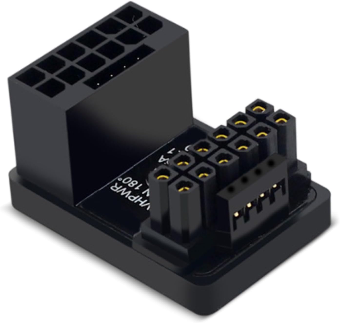GPU PCIe5.0 16 Pin Connector, ATX3.0 180 Degree Angle GPU Power Adapter ...