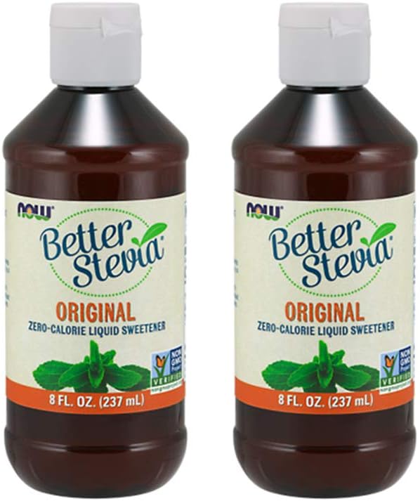 Amazon.com: Now Foods Better Stevia Original Liquid Extract, 8 Ounce ...