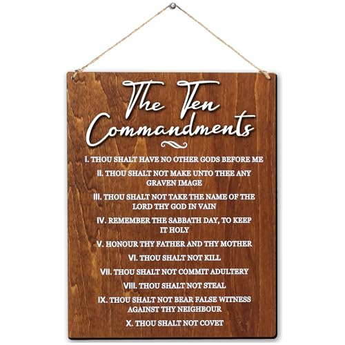Best Ten Commandments Outdoor Plaques to Elevate Your Space - Totally ...