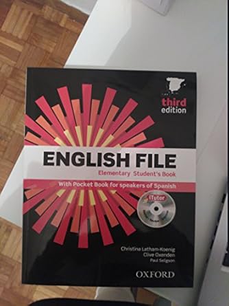 English File 3rd Edition Elementary. Student's Book + Workbook with Key ...