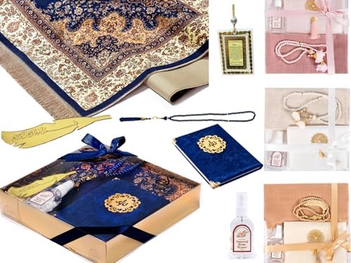 Premium Prayer Mat Gift Set for Muslims - Soft & Durable Prayer Rug ...