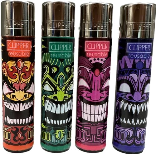 4 X Clipper Lighters Clipper Lighter New Edition, Clipper Lighters ...