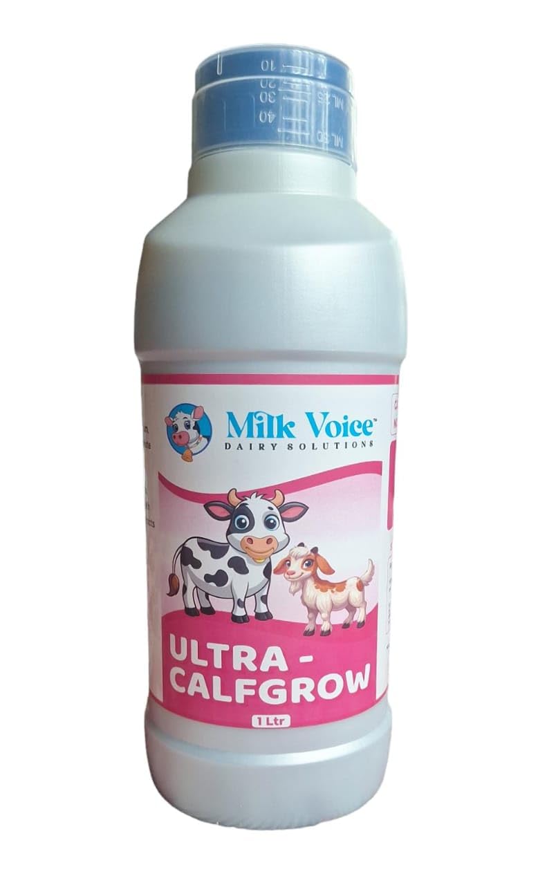 Milk Voice Ultra Calfgrow Liquid Cattle Feed Supplement, 500 ml, Dosage ...