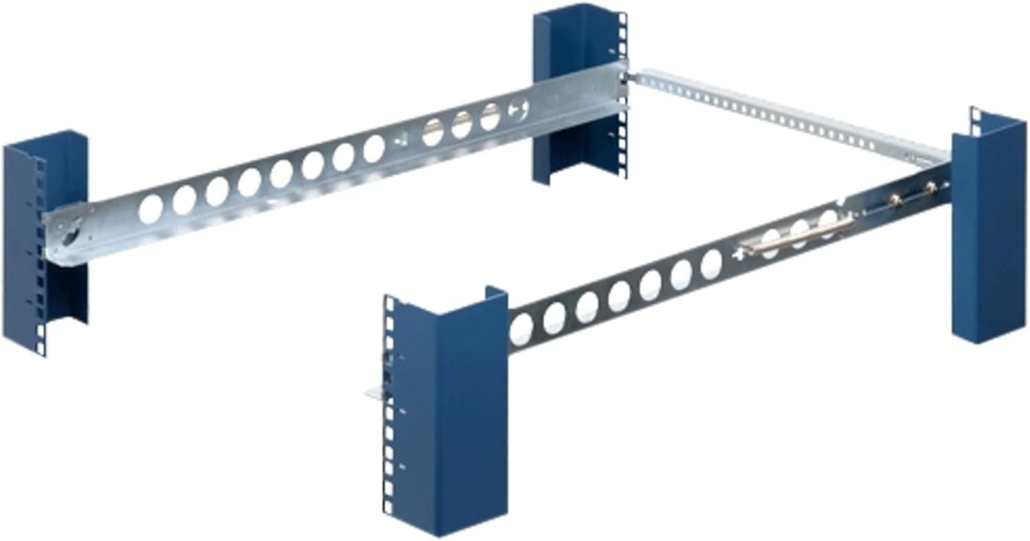 Amazon.com: RackSolutions 1U 4-Post Tool-Less Universal Rack Mount Rail ...