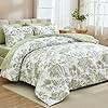 Amazon.com: DJY Sage Green Comforter Set King, 7 Pieces Bed in a Bag ...