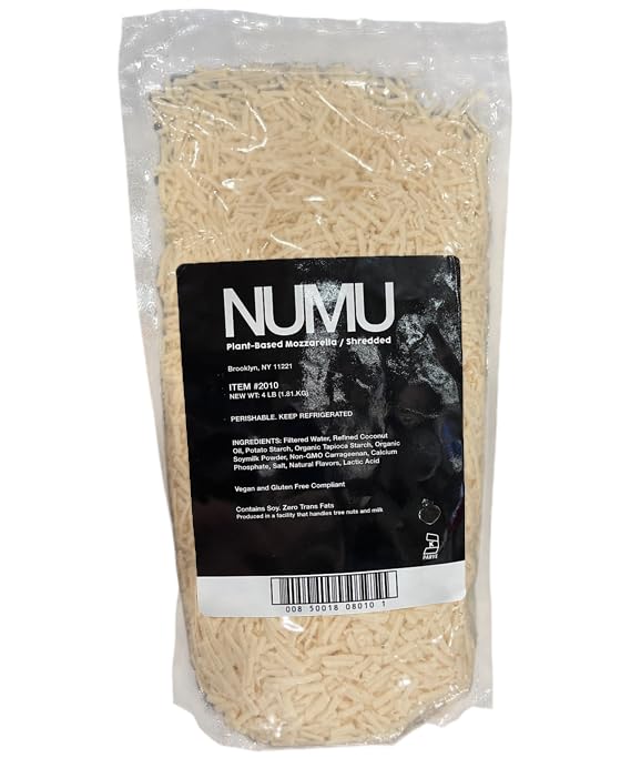 Amazon.com: NUMU Shredded Vegan Cheese – 4 Bags (4 lbs Each) | Plant ...