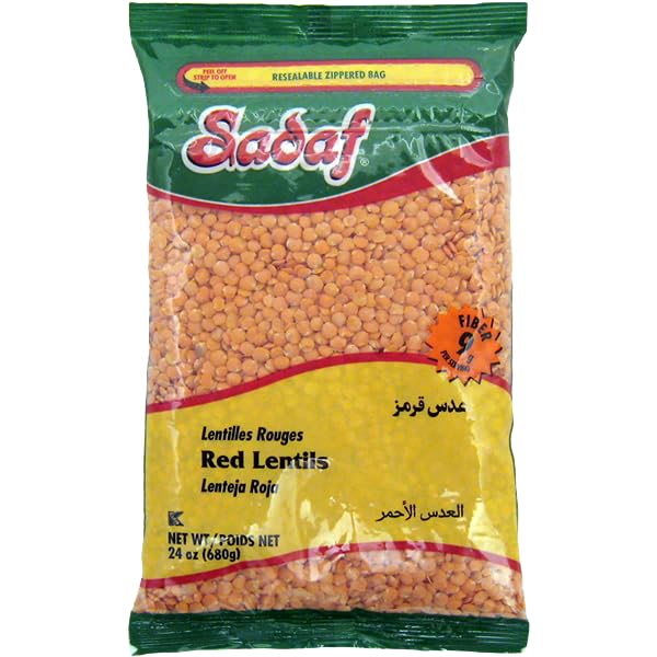 Amazon.com : Sadaf Red Lentils - Domestic Red Lentils for Cooking ...