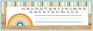 Name Tags for Classroom, 40pcs Boho Rainbow Name Plate for Student ...